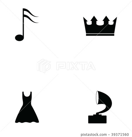 prom icon set - Stock Illustration [39371560] - PIXTA