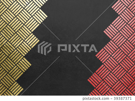 Math tree foil (background material) gold _ red - Stock Illustration ...