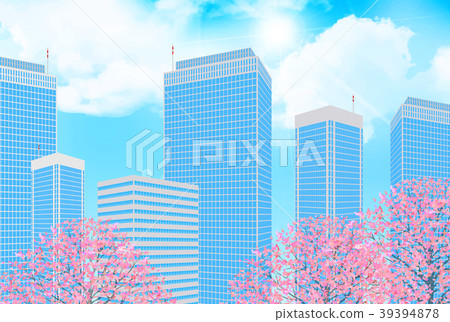 Building building landscape background - Stock Illustration [39394878 ...