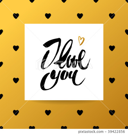 love lettering background - Stock Illustration [39422856] - PIXTA