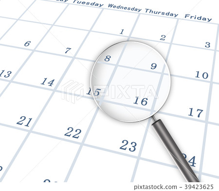 Schedule Calendar Plan Calendar Calendar Loupe... - Stock Illustration ...