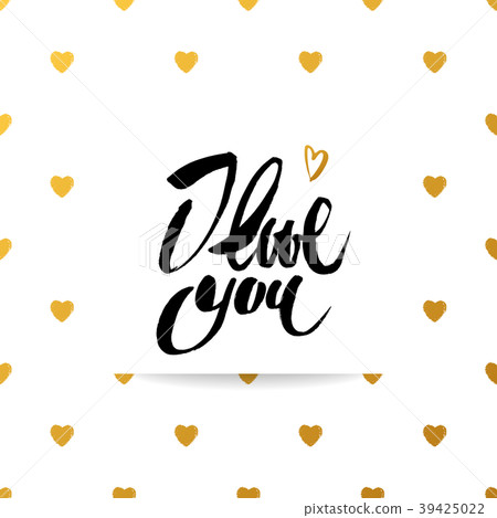 love lettering background - Stock Illustration [39425022] - PIXTA