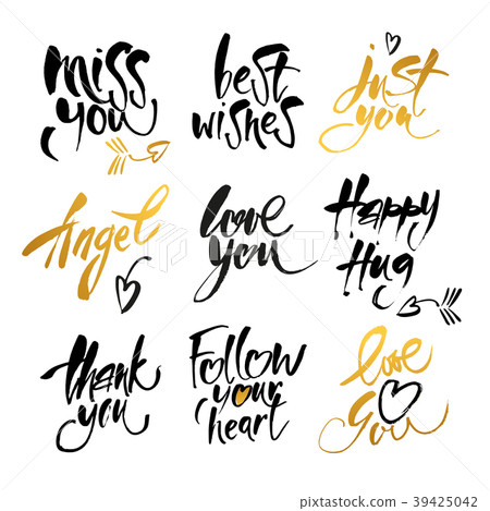 love lettering background - Stock Illustration [39425042] - PIXTA