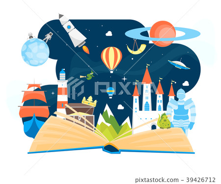 Cartoon Imagination Concept. Vector - Stock Illustration [39426712] - PIXTA
