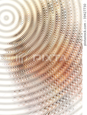 Abstract music waves floating on white background. - Stock Illustration ...