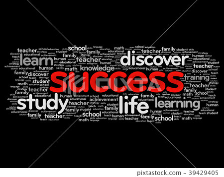 SUCCESS word cloud collage - Stock Illustration [39429405] - PIXTA