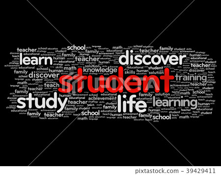 STUDENT word cloud collage - Stock Illustration [39429411] - PIXTA