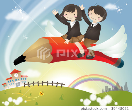 New semester illustration, vector, illustration - Stock Illustration ...