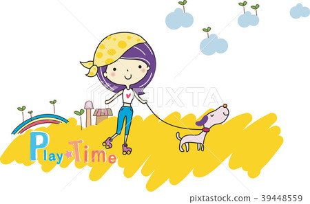 Free Time Illustration, Vector, Illustration - Stock Illustration ...