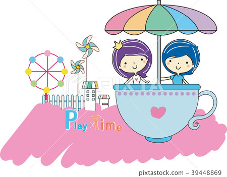 Free Time Illustration, Vector, Illustration - Stock Illustration ...