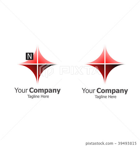 North star compass logo - Stock Illustration [39493815] - PIXTA