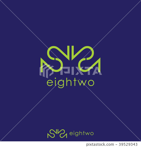 unique number 8 logo concept - Stock Illustration [39529343] - PIXTA