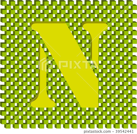 Checkered pattern: N - Stock Illustration [39542441] - PIXTA