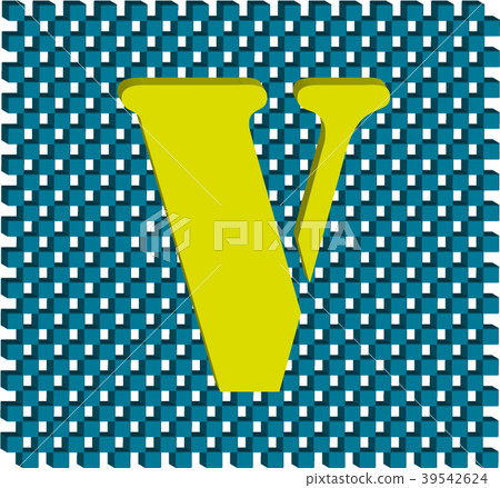 Checkered pattern: V - Stock Illustration [39542624] - PIXTA