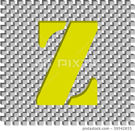 Checkered pattern: Z - Stock Illustration [39542655] - PIXTA