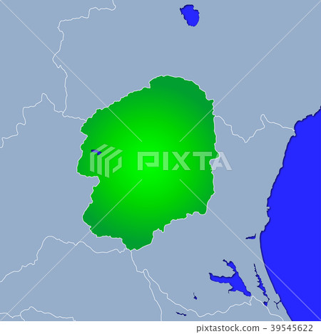 Tochigi Prefecture Map - Stock Illustration [39545622] - PIXTA
