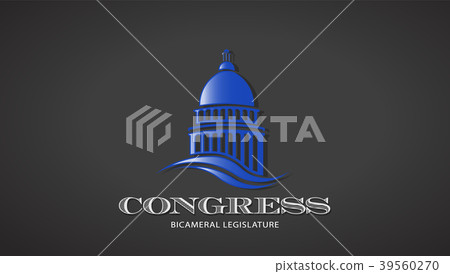 Congress Capitol Icon. Vector Deisgn - Stock Illustration [39560270 ...