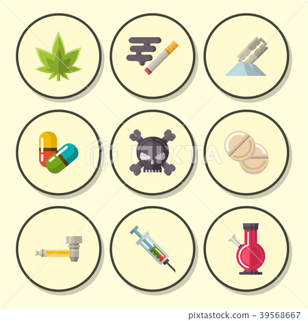 Medical drugs icon vector laboratory science - Stock Illustration ...