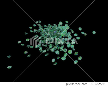 Lots of diamonds - Stock Illustration [39582596] - PIXTA