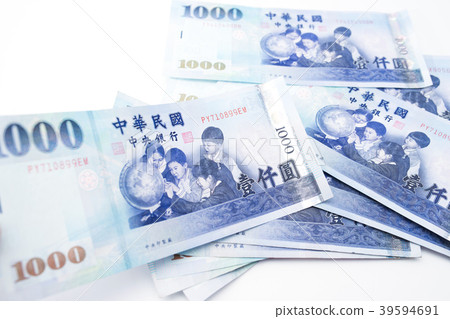新台幣,現金,紙鈔,錢,Cash, banknote, NTD, money-照片素材（圖片） [39594691] - PIXTA圖庫
