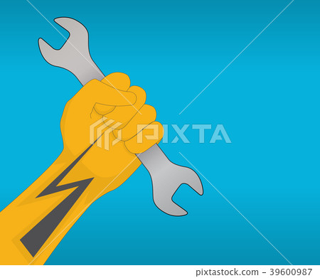 Realistic 3D Silhouette of an closed hand with - Stock Illustration ...