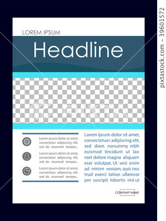 Editable Vector. A4 Business Book Cover Layout - Stock Illustration ...
