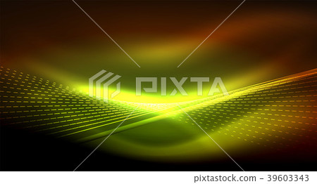 Smooth light effect, straight lines on glowing - Stock Illustration ...
