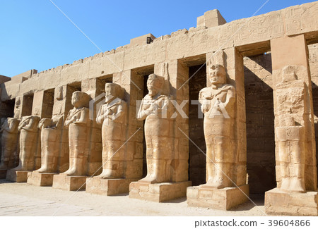 Osiris column of the Temple of Karnak - Stock Photo [39604866] - PIXTA