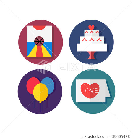 Set of Icon for Event or special days vector... - Stock Illustration ...