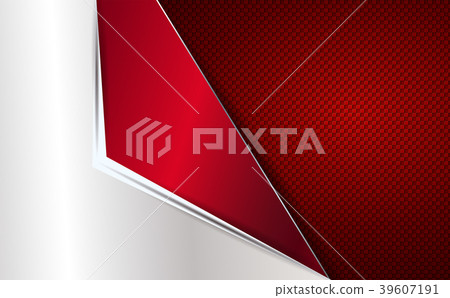 Red textured background with white corner. - Stock Illustration ...