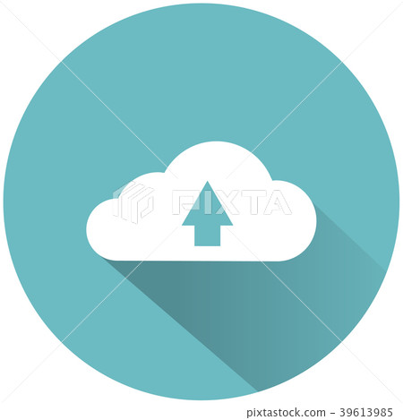 cloud arrow flat icon, illustration vector-插圖素材 [39613985] - PIXTA圖庫