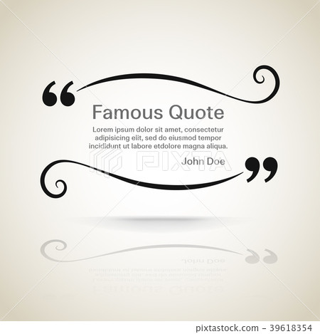 quote vector border - Stock Illustration [39618354] - PIXTA
