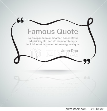 quote vector border - Stock Illustration [39618385] - PIXTA