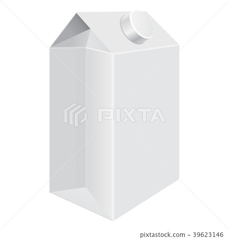 Milk cardboard packaging. Universal liquid - Stock Illustration ...