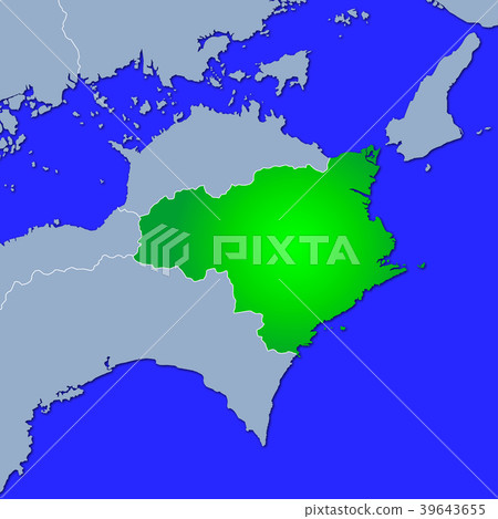 Tokushima Prefecture Map - Stock Illustration [39643655] - PIXTA