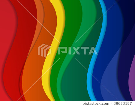 Bright abstract vector rainbow background - Stock Illustration ...