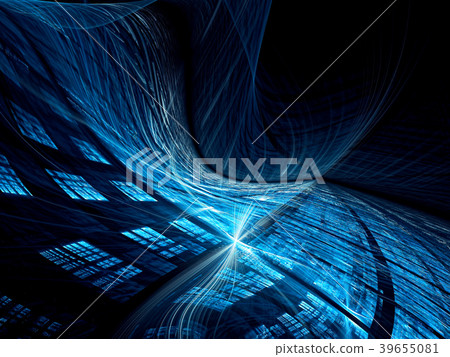 Wavy technology background - abstract digitally - Stock Illustration ...