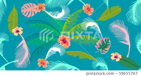 Colorful aloha pattern. - Stock Illustration [39655767] - PIXTA