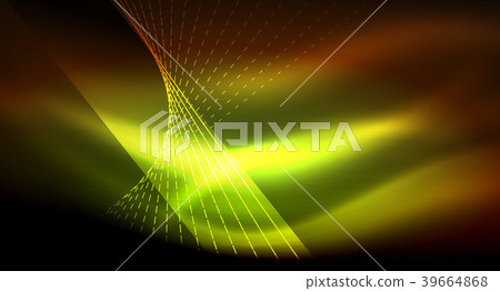 Smooth light effect, straight lines on glowing - Stock Illustration ...