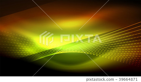 Smooth light effect, straight lines on glowing - Stock Illustration ...