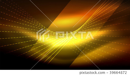 Smooth light effect, straight lines on glowing - Stock Illustration ...