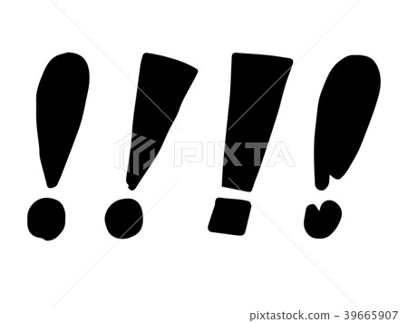 Surprised Mark - Stock Illustration [39665907] - PIXTA