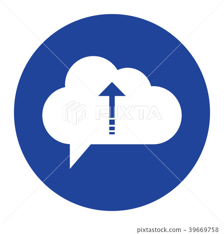 cloud upload Icon computing concept vector - Stock Illustration [39669758] - PIXTA