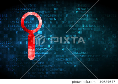 Web design concept: Search on digital background - Stock Illustration ...