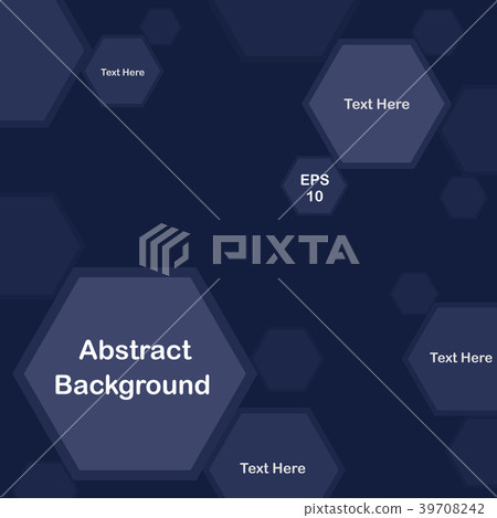 Blue pentagon background for presentation - Stock Illustration ...