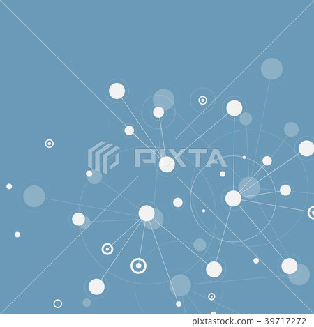 Abstract vector network connection structure - Stock Illustration ...