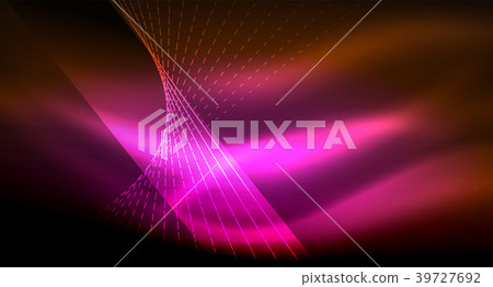 Smooth light effect, straight lines on glowing - Stock Illustration ...