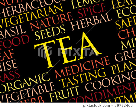 TEA word cloud collage - Stock Illustration [39752463] - PIXTA