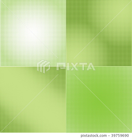 Green Halftone Screen Gradation - Stock Illustration [39759690] - PIXTA