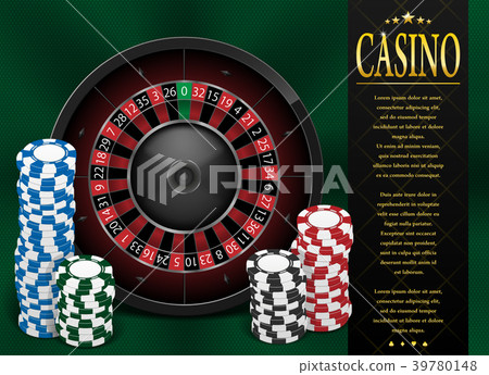 Casino Gambling poster or flyer design. Casino - Stock Illustration ...